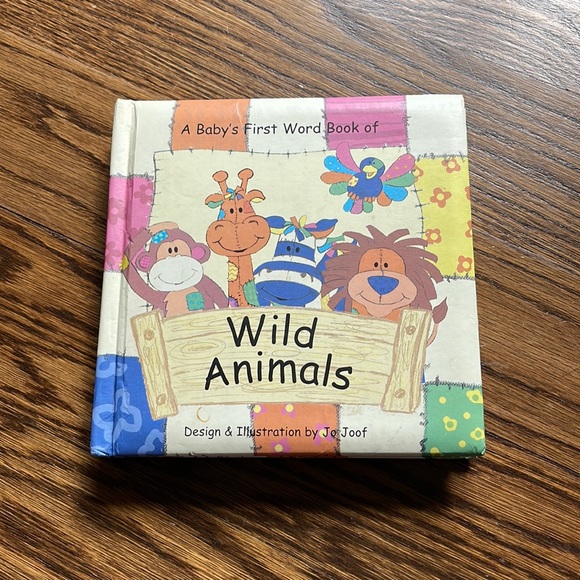 Other | Babys First Word Book Wild Animal | Poshmark